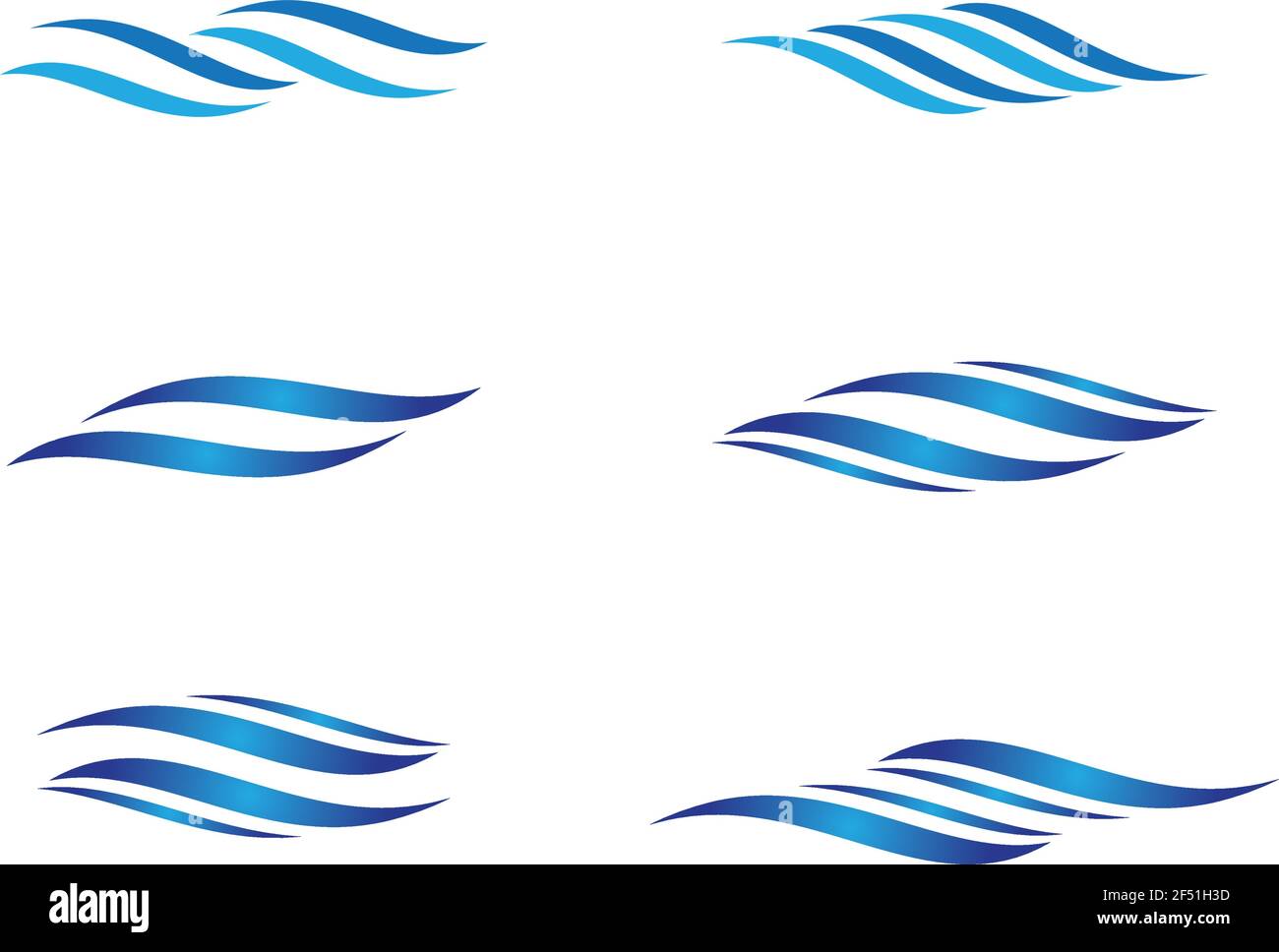 Water wave logo vector icon illustration design Stock Vector Image ...