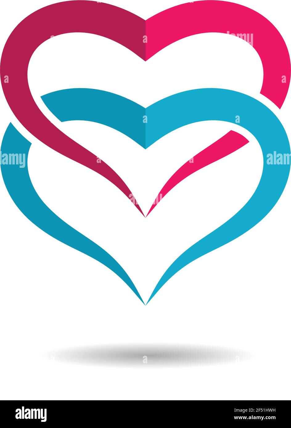 Love logo template symbol icon illustration design Stock Vector Image ...