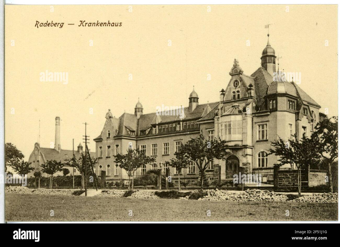 hospital Radeberg. hospital Stock Photo - Alamy