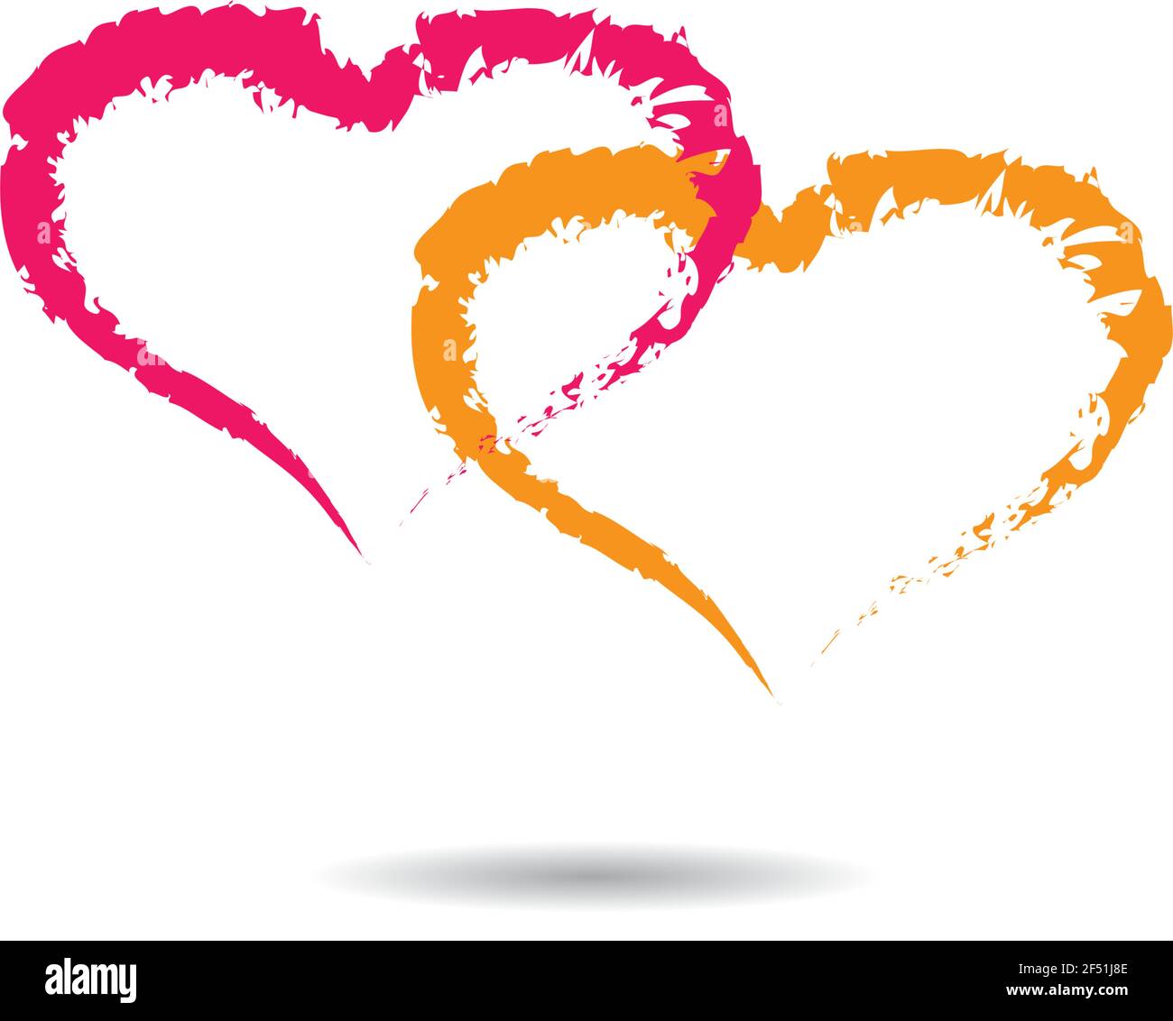 Love logo template symbol icon illustration design Stock Vector Image ...