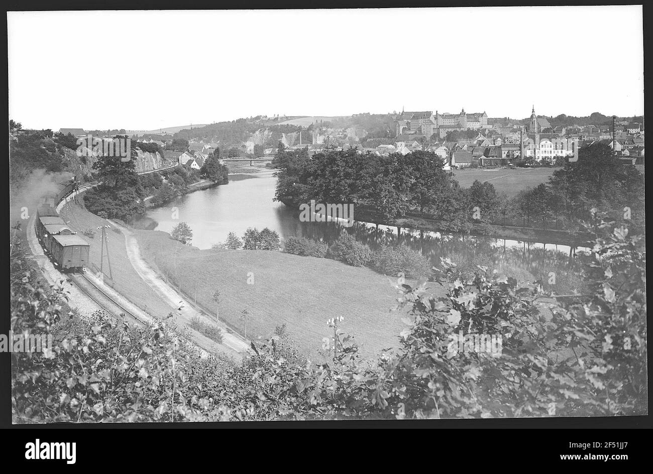 Colditz. View of Colditz Stock Photo - Alamy
