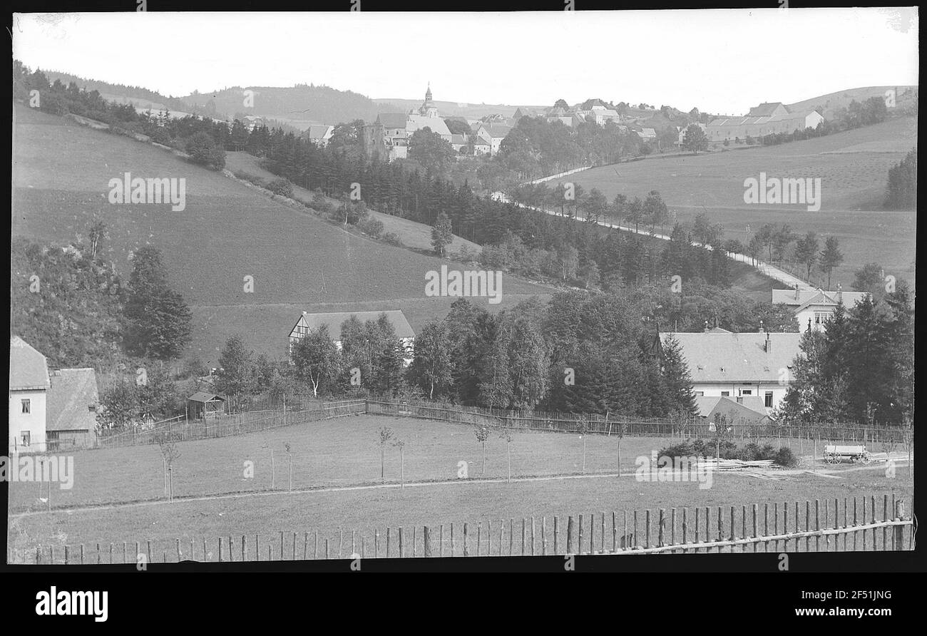 Lauenstein. View of Lauenstein Stock Photo - Alamy