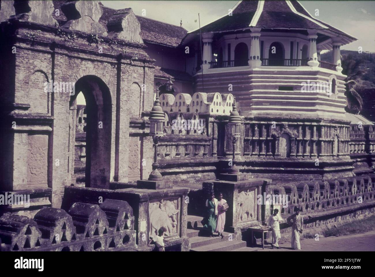 Travel Photos India. Temple system (?) With elephant reliefs Stock ...