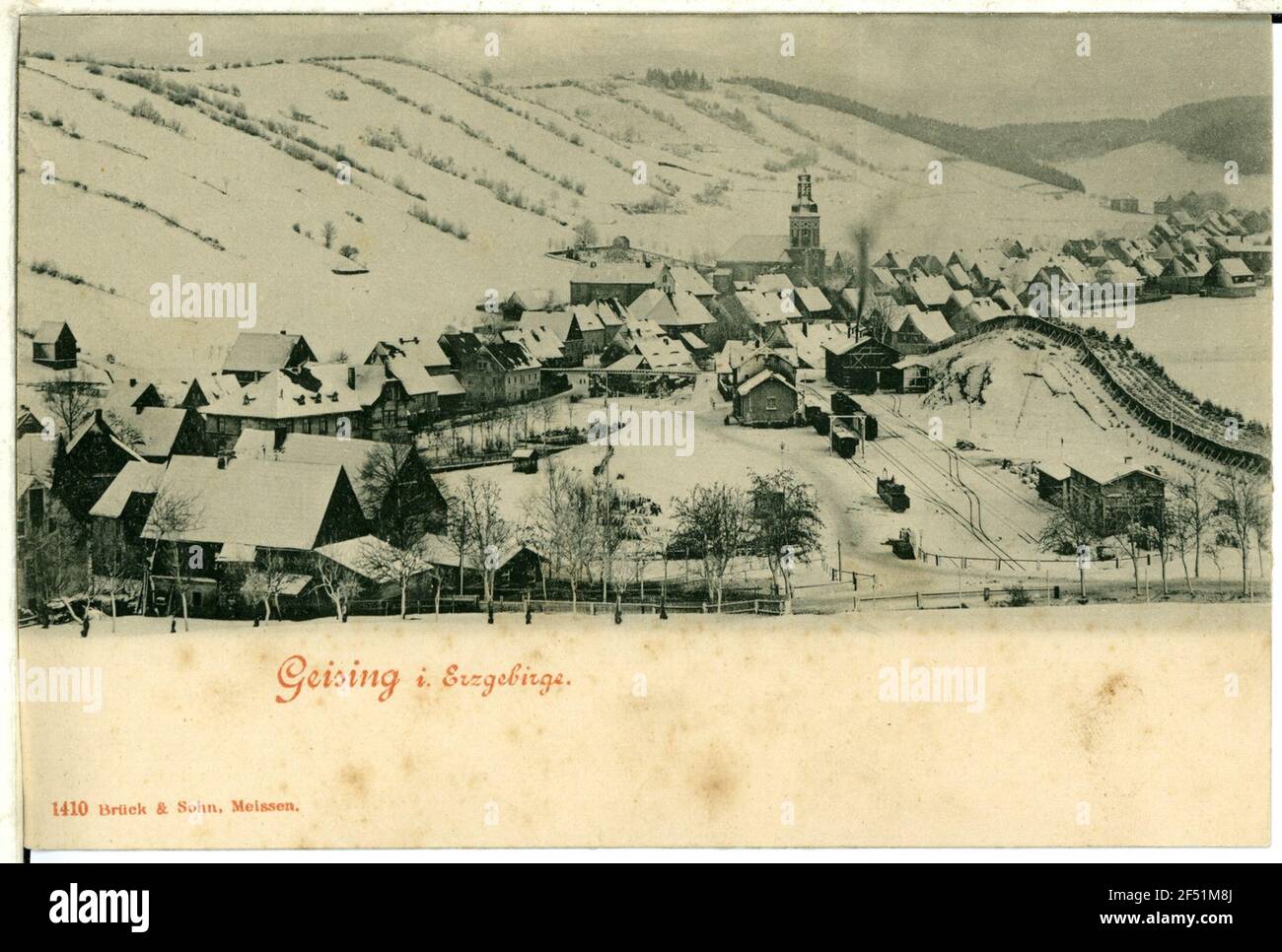 View of Geising View of Geising Stock Photo - Alamy