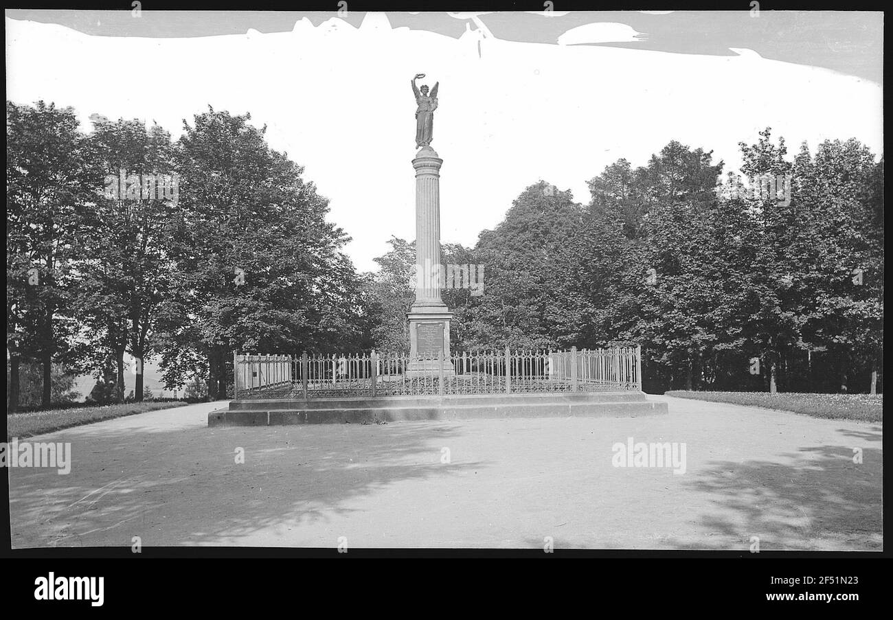 Blankenburg. Warrior monument on the Schrappelberg Stock Photo - Alamy