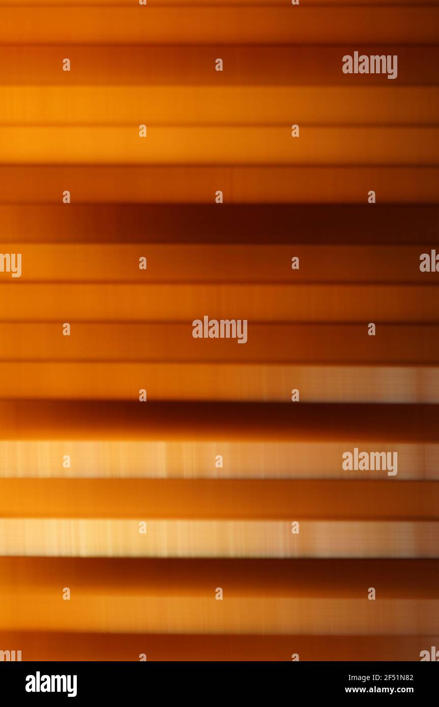 Background - wooden blinds in a window. Blurred natural wood window ...