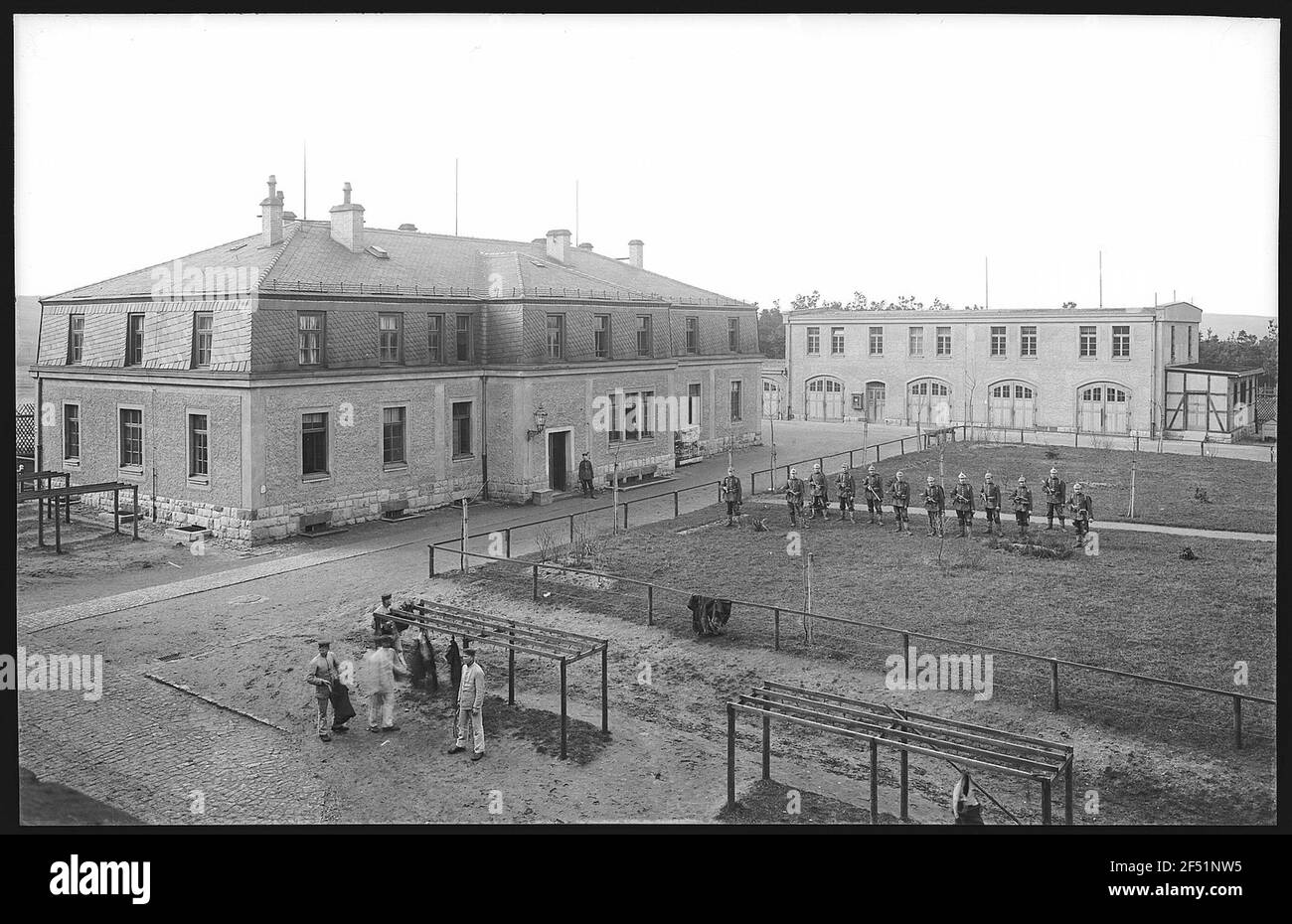 Kamenz. Barracks d. 13. K.S. Infantry Regiment No. 178 Stock Photo - Alamy