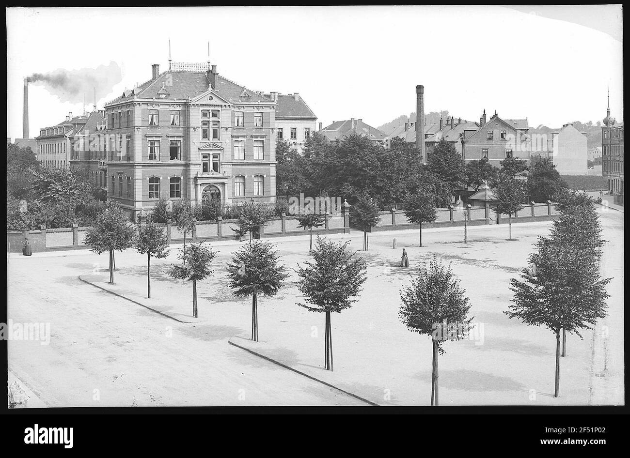 Meissen. Hospitalplatz m. Rural hospital Stock Photo - Alamy