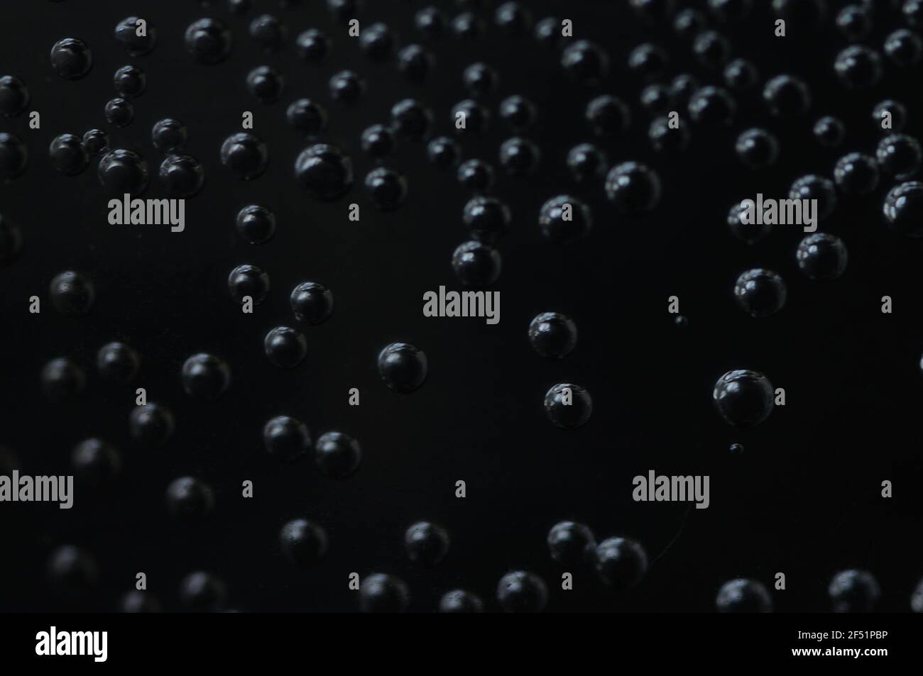 Close-up of gas bubbles in water. Soda water on close-up. Carbonated ...