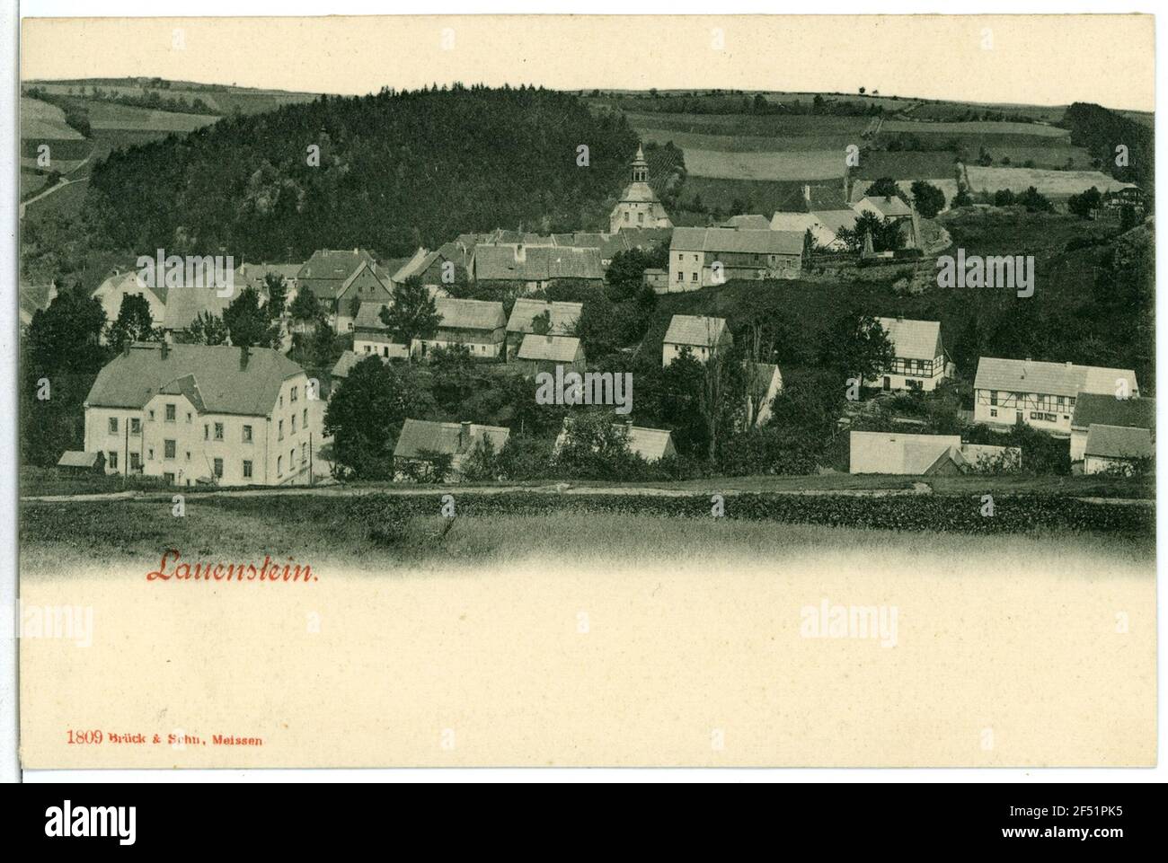 View of Lauenstein Lauenstein. Leak view Stock Photo - Alamy