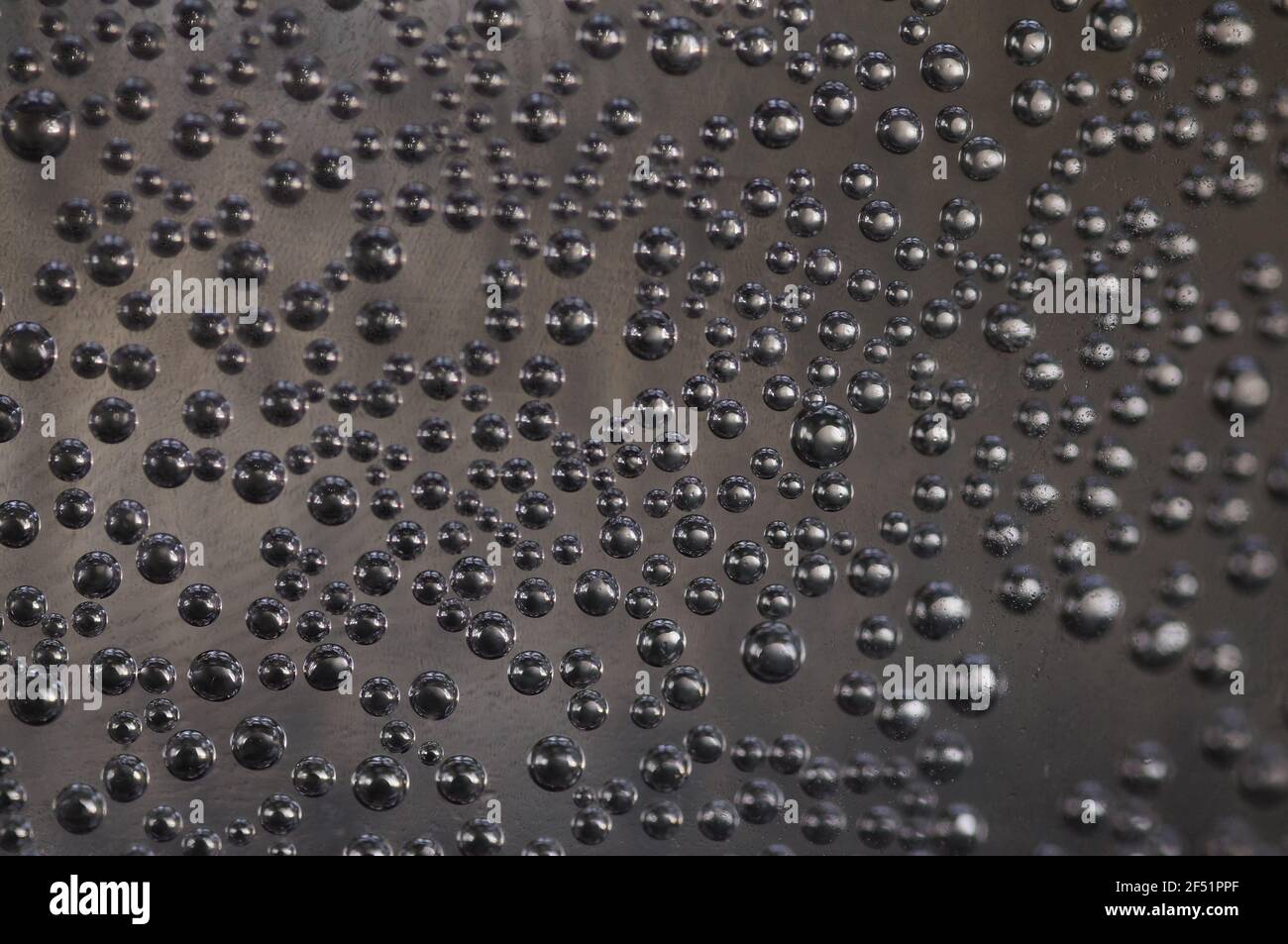 Close-up of gas bubbles in water. Soda water on close-up. Carbonated ...
