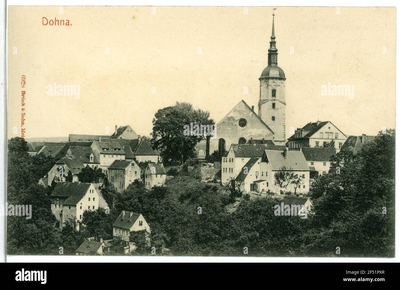 View of Dohna Dohna. View of Dohna Stock Photo - Alamy