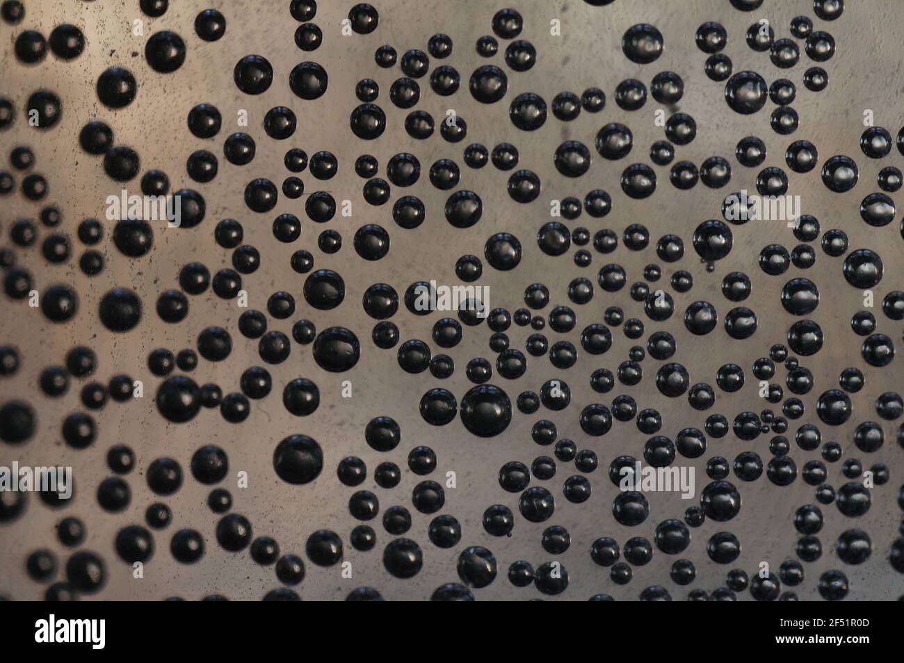 Close-up of gas bubbles in water. Soda water on close-up. Carbonated ...