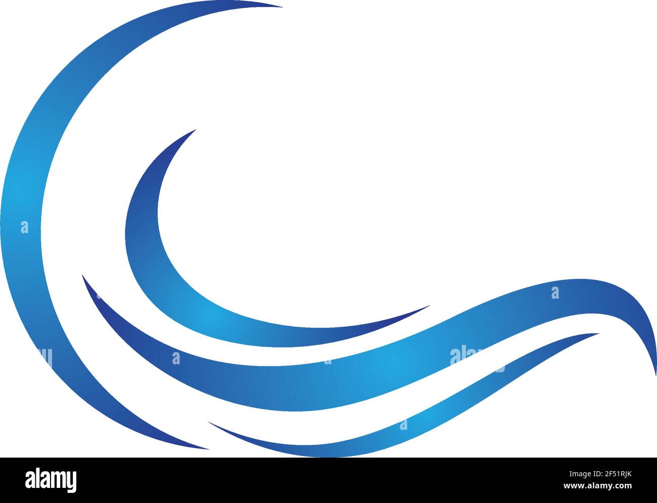 Water wave logo vector icon illustration design Stock Vector Image ...