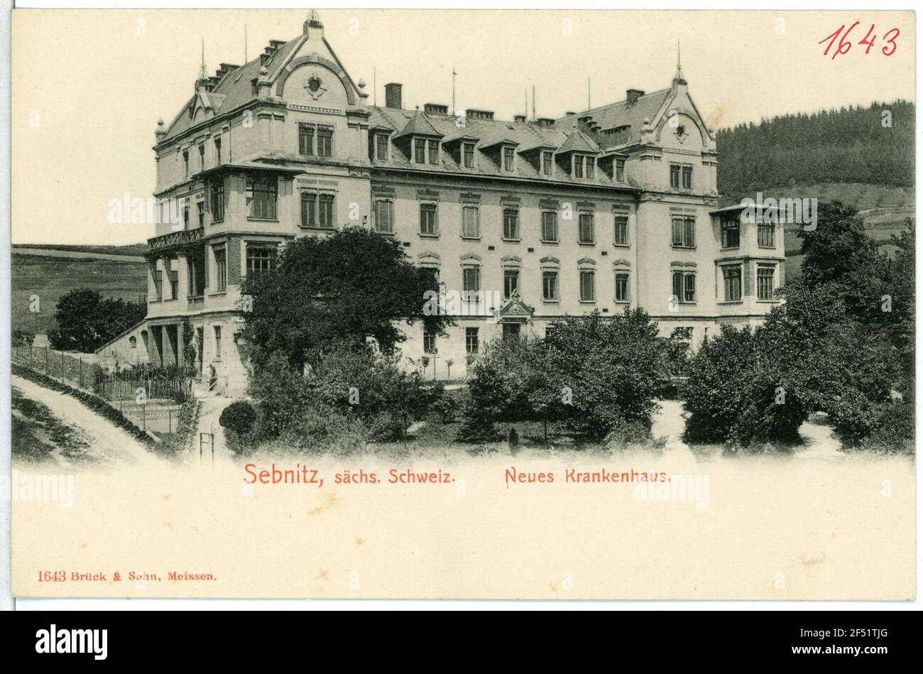 New hospital Sebnitz. New hospital Stock Photo - Alamy