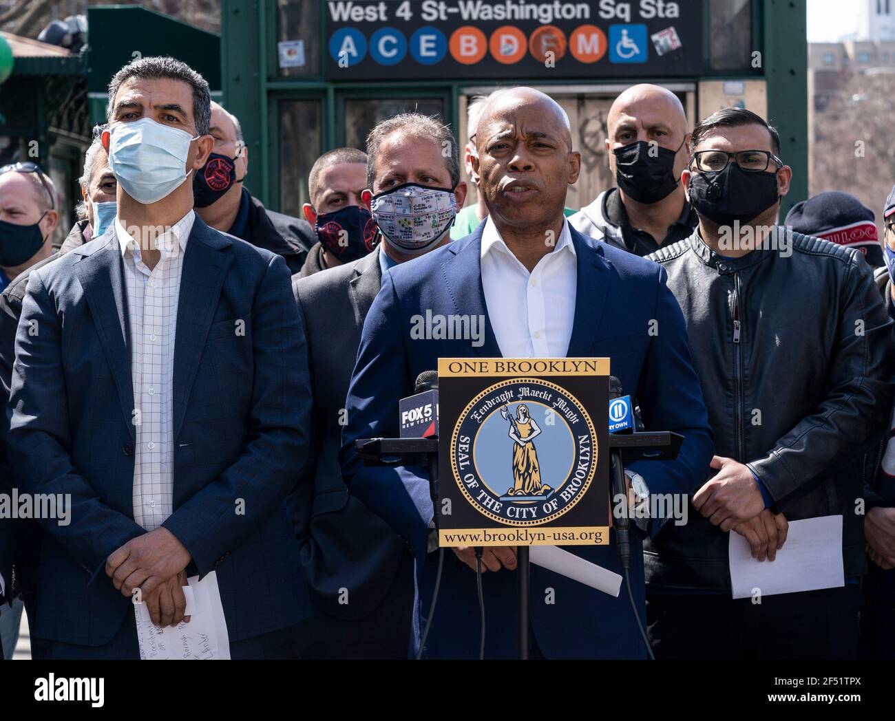 New York, United States. 23rd Mar, 2021. Brooklyn Borough President ...