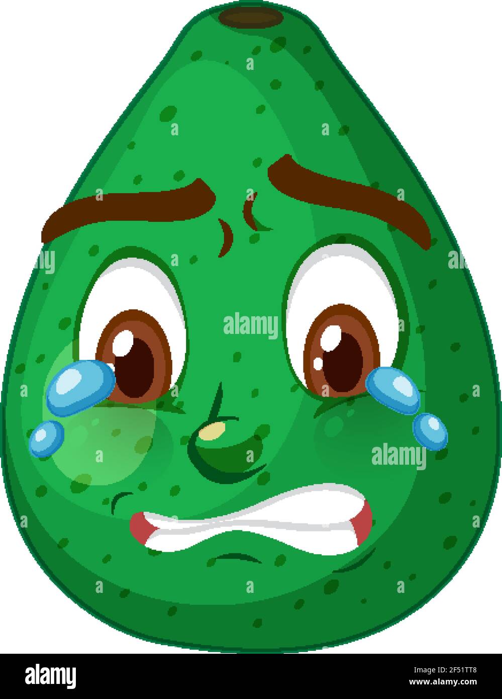 Pomelo cartoon character with facial expression illustration Stock ...