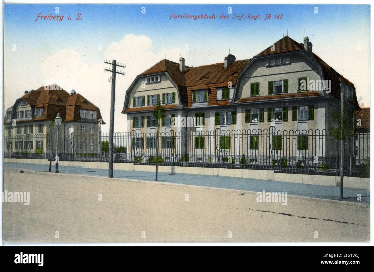Infantry Regiment No. 182 - Family Building Freiberg. Infantry ...