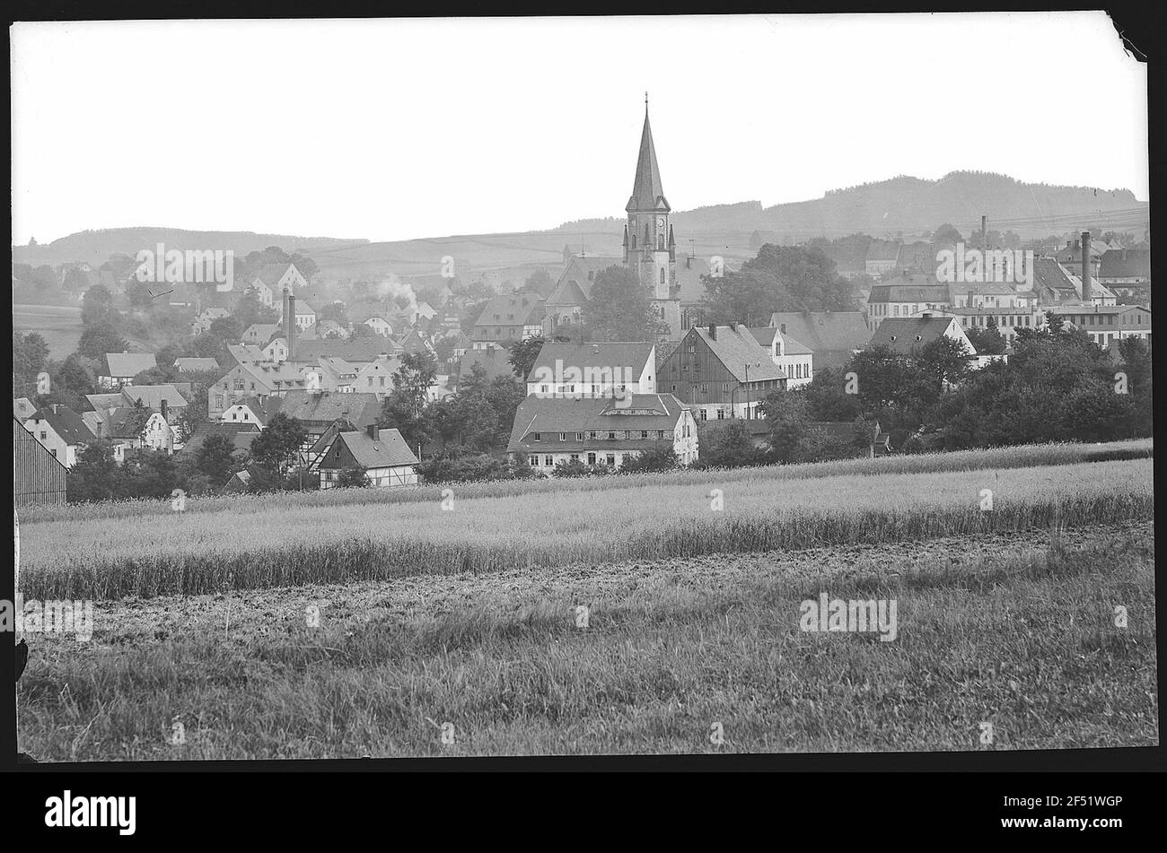 Lengefeld. View of Lengefeld Stock Photo - Alamy