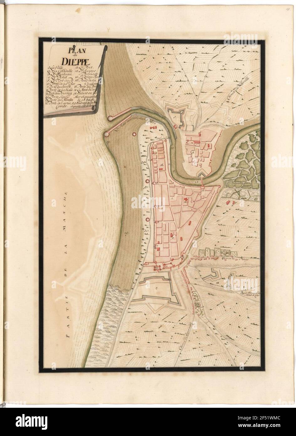 Plan of dieppe hi-res stock photography and images - Alamy