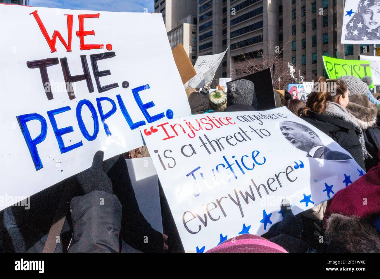 Womens march january 2017 all gender hi-res stock photography and ...