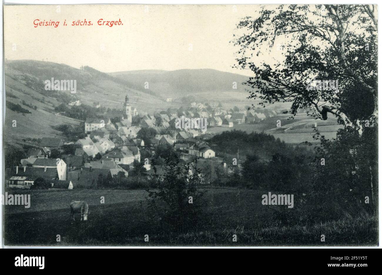 View of Geising Geising. View of Geising Stock Photo - Alamy