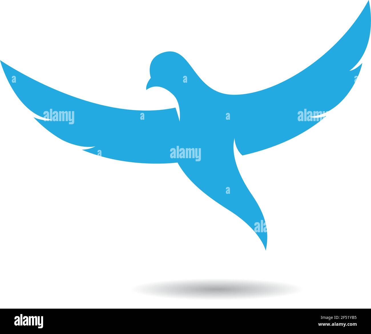 Dove logo template vector icon illustration design Stock Vector Image ...