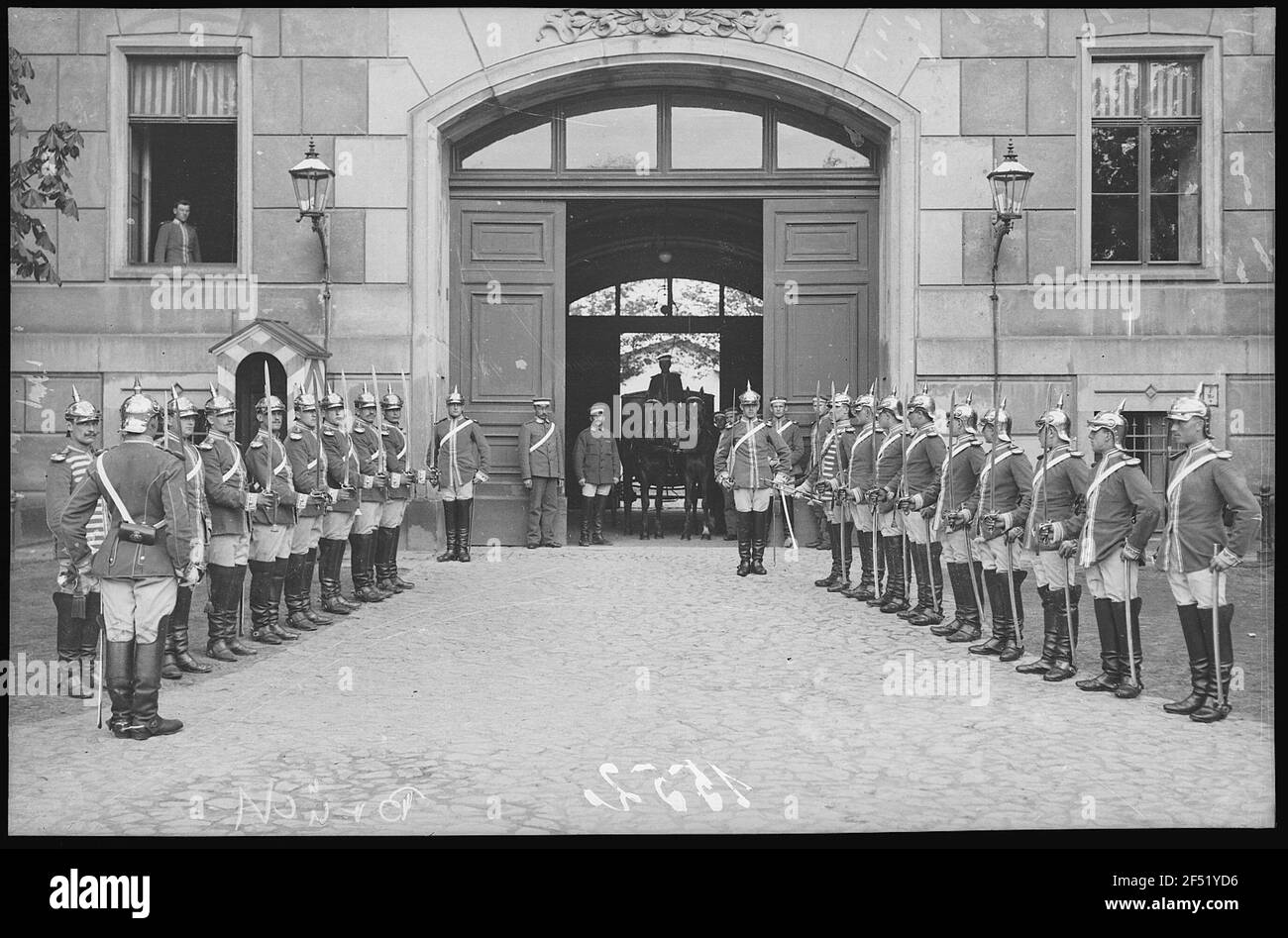 Dresden. Cases of the Royal Saxon Guard Rider Regiment, Wagging Stock ...