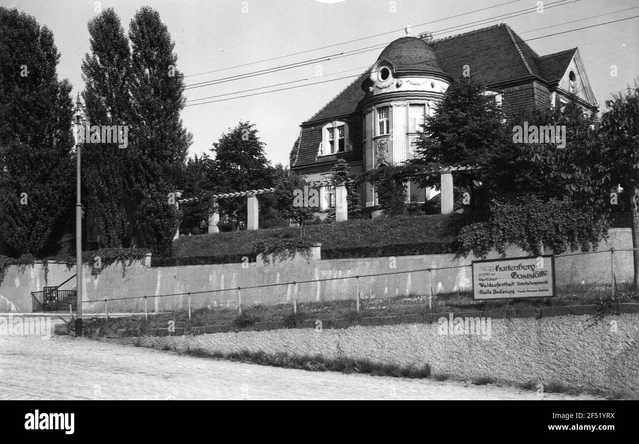 Roßwein. Villa of the shoe manufacturer Carl Fuchs, at the station 1 ...
