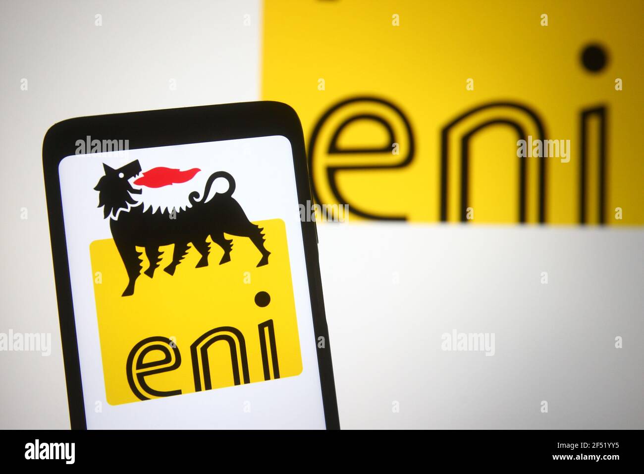Eni logo hi-res stock photography and images - Alamy
