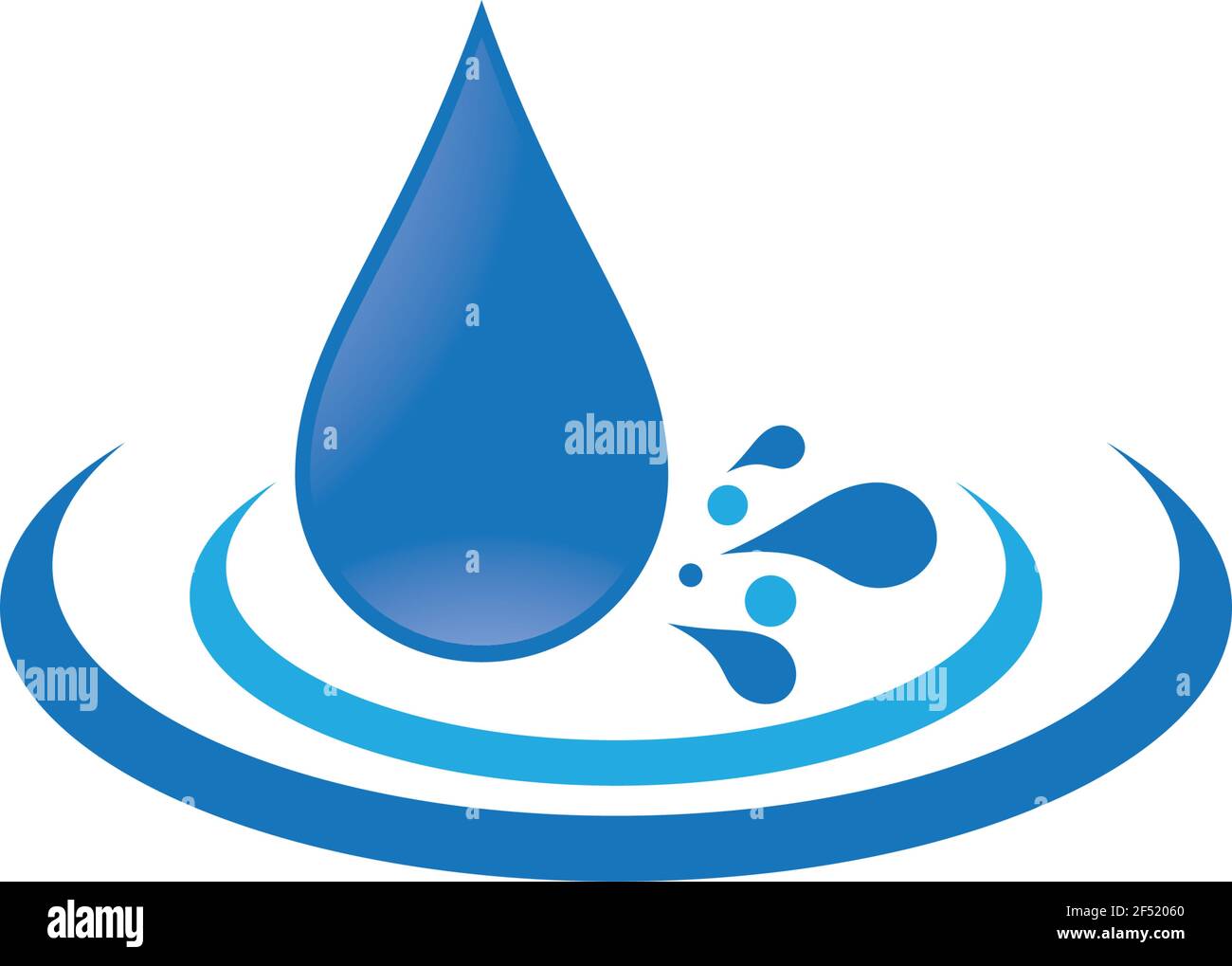 Raindrop Logo Template High Resolution Stock Photography and Images - Alamy