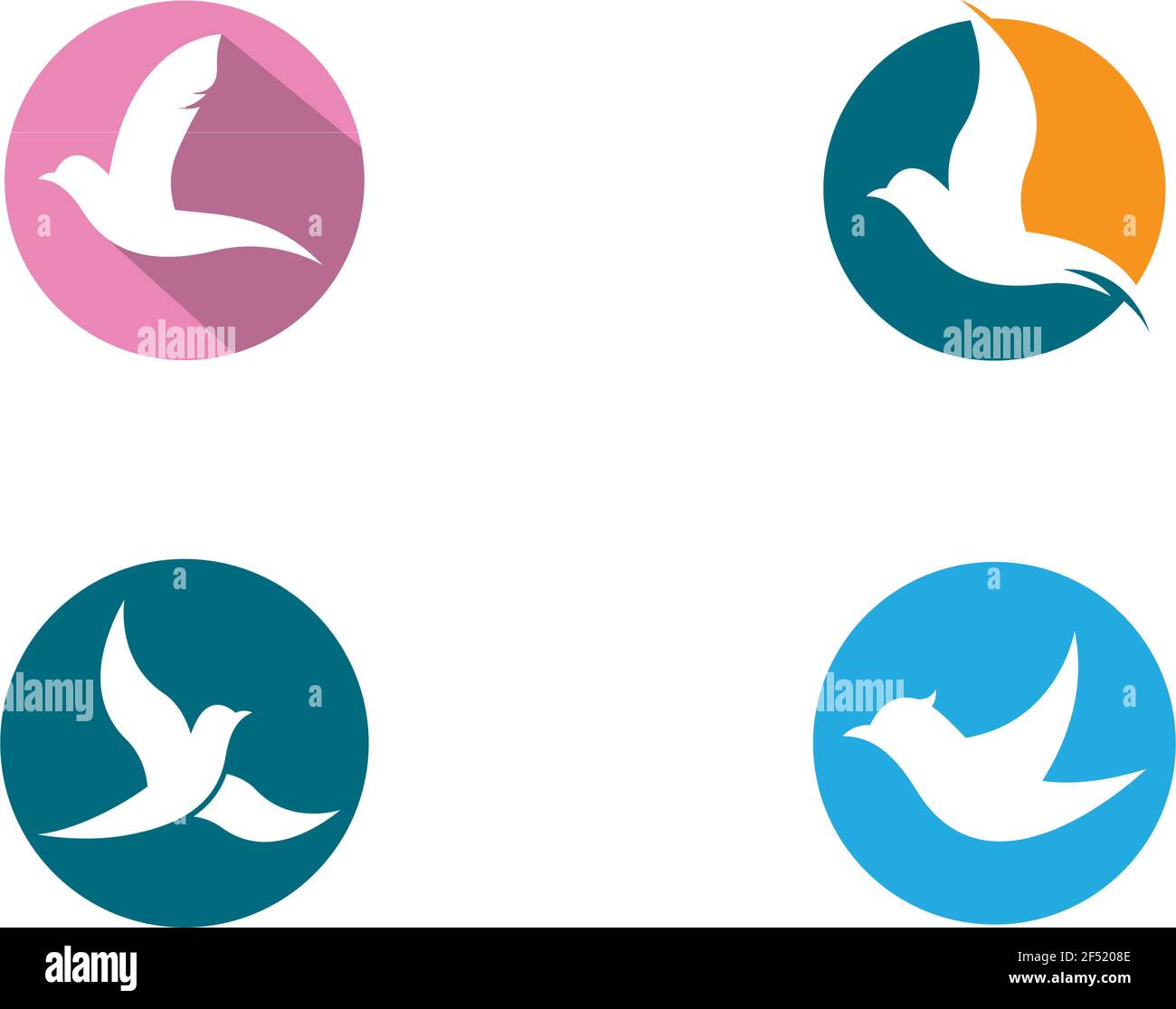 Dove logo template vector icon illustration design Stock Vector Image ...