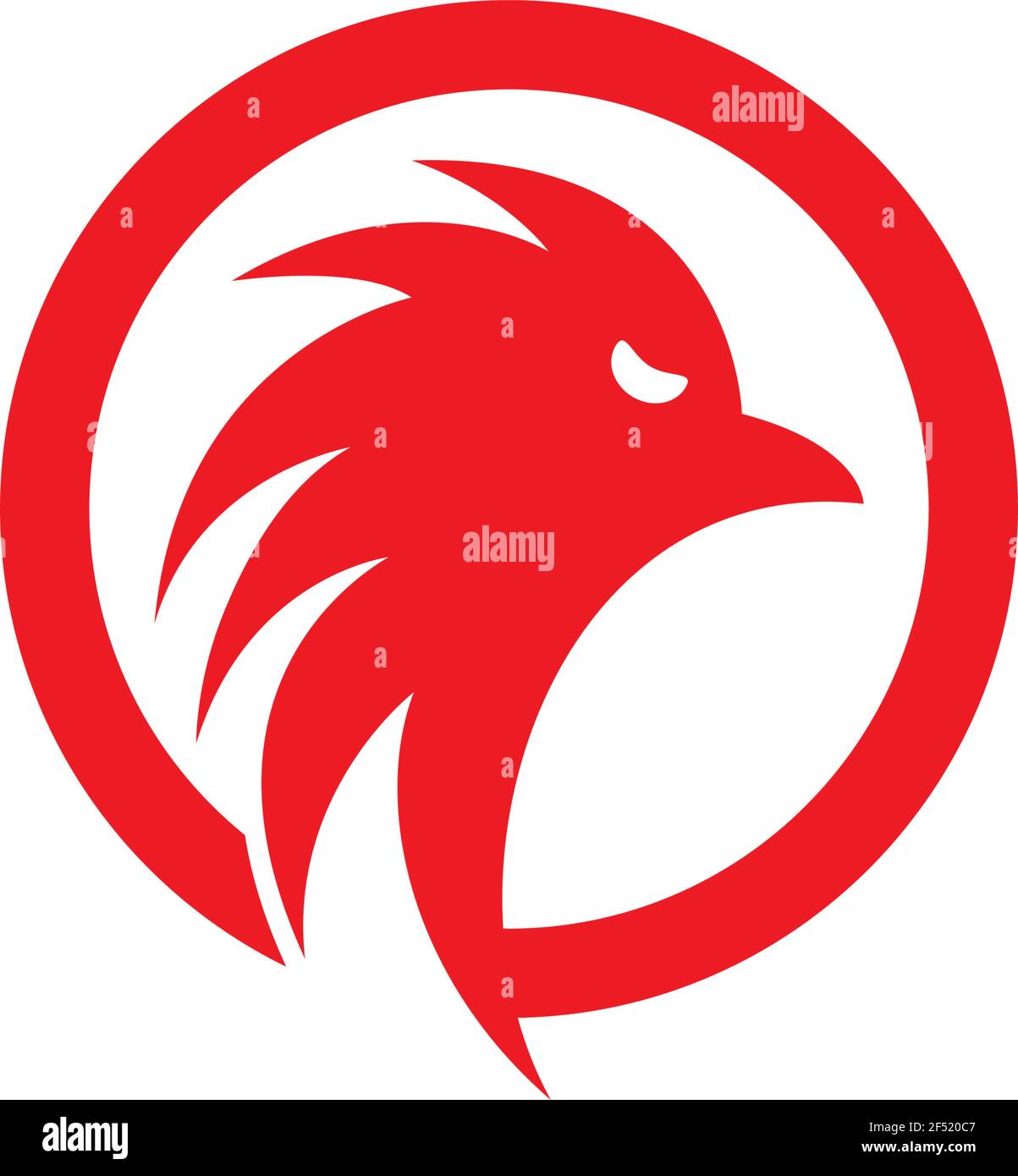 Rooster logo template vector icon illustration Stock Vector Image & Art ...