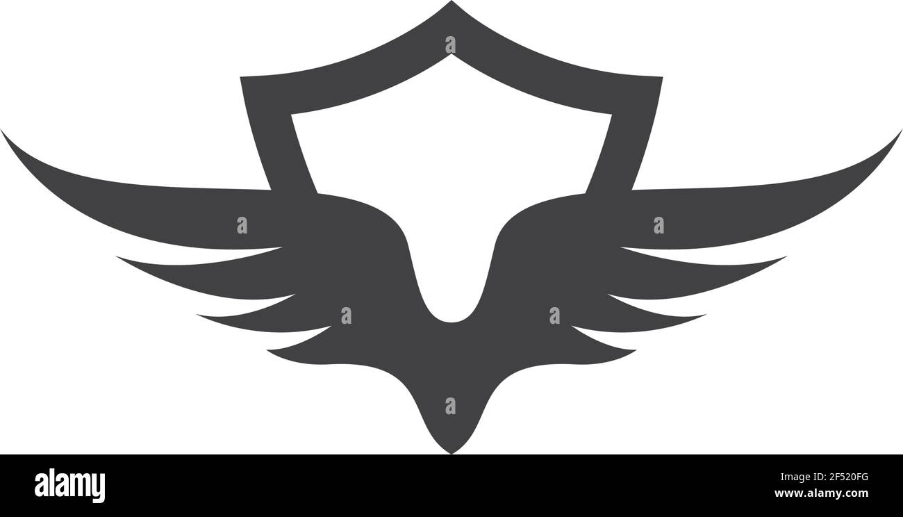 Wing logo template symbol icon illustration design Stock Vector Image ...