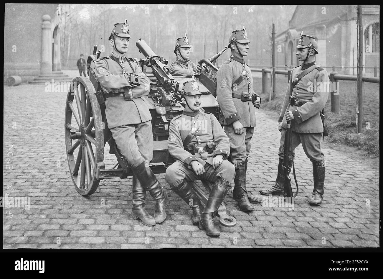 1. Royal Saxon Machine Gun Department No.12 Stock Photo - Alamy