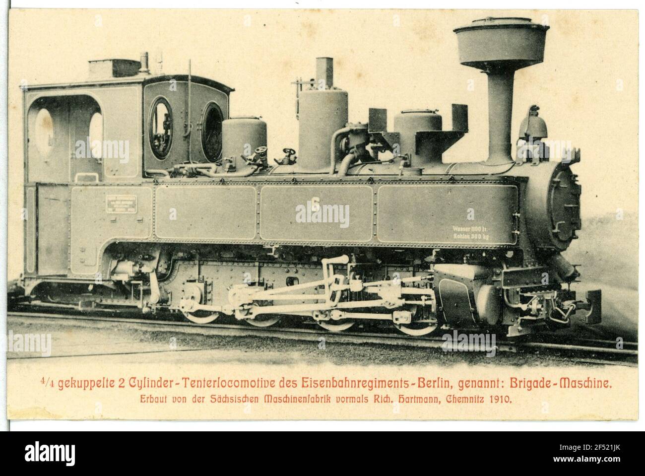 Tender Locomotive of the Railroad Regiment Berlin Berlin. Tender ...