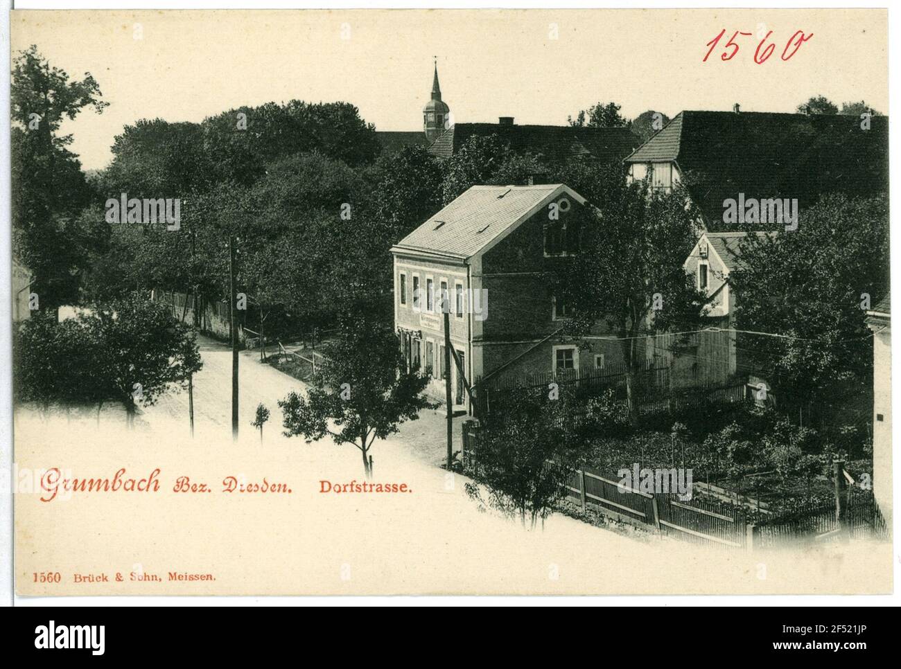 Dorfstraße Grumbach. Village street Stock Photo - Alamy