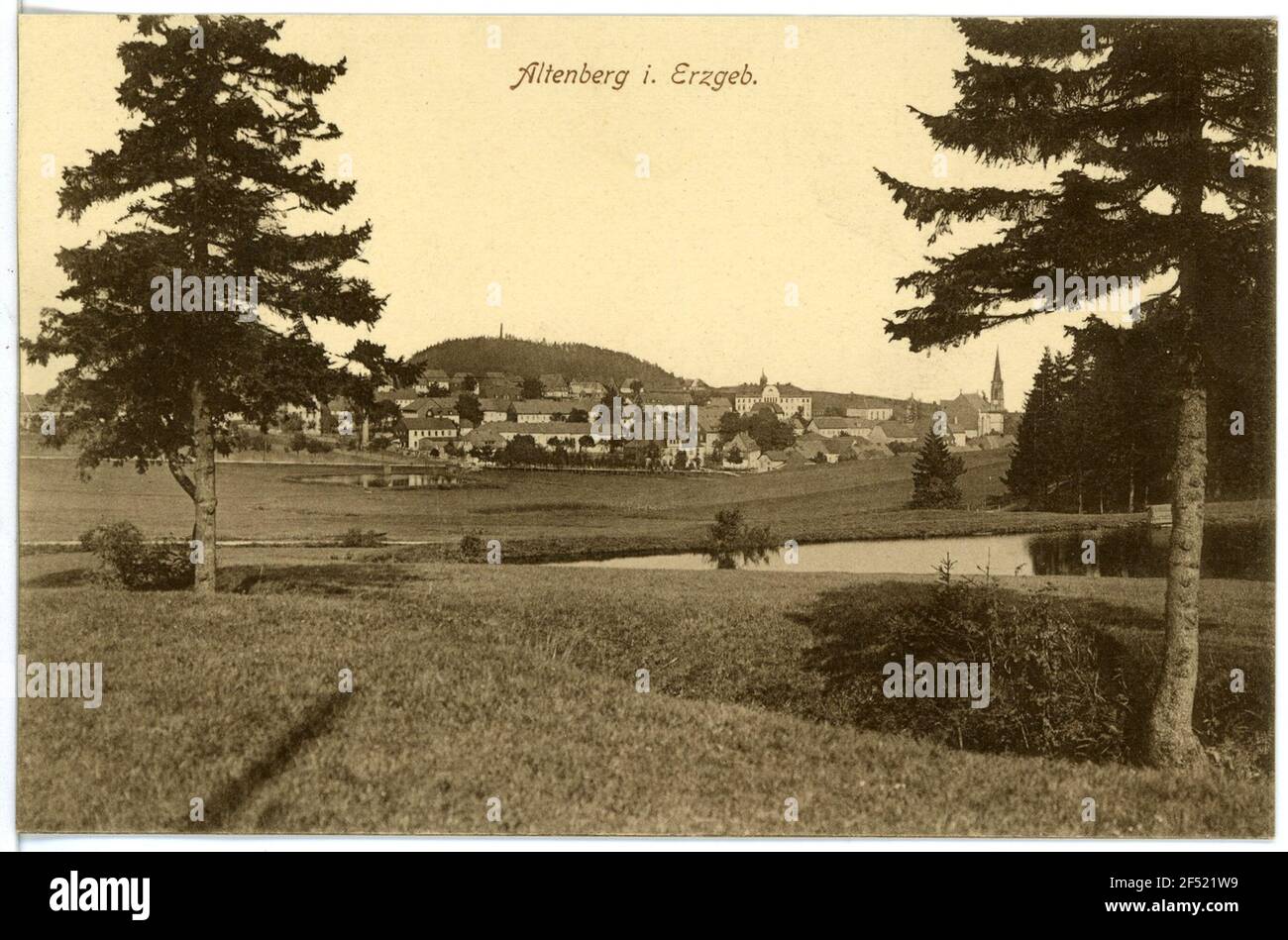View to altenberg in erzgebirge hi-res stock photography and images - Alamy