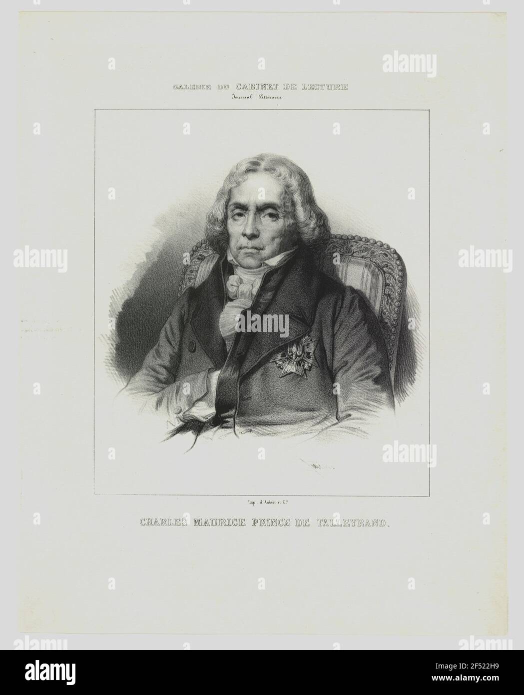 Portrait of Talleyrand Stock Photo - Alamy