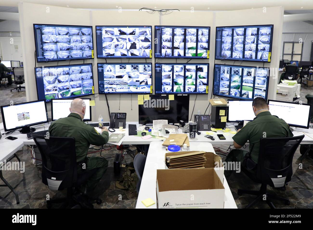 Donna, United States. 23rd Mar, 2021. View of the U.S. Customs and ...