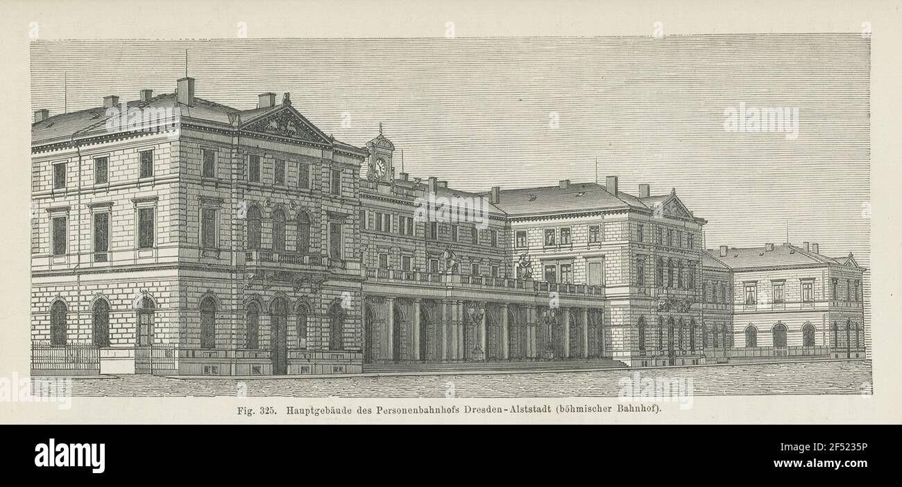 Bohemian train station. Fig. 325 p. 531 OFF: The buildings, technical ...