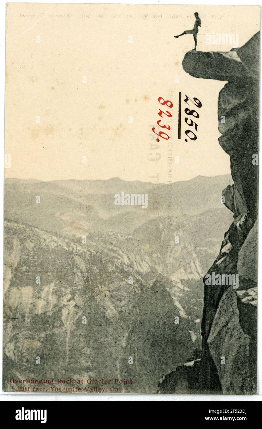 Overhanging Rock at Glacier Point Yosemite. Overhanging Rock at Glacier ...