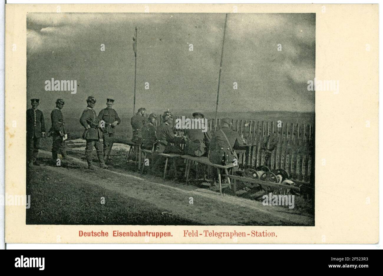 German railway troops field telegram station German railway troops ...