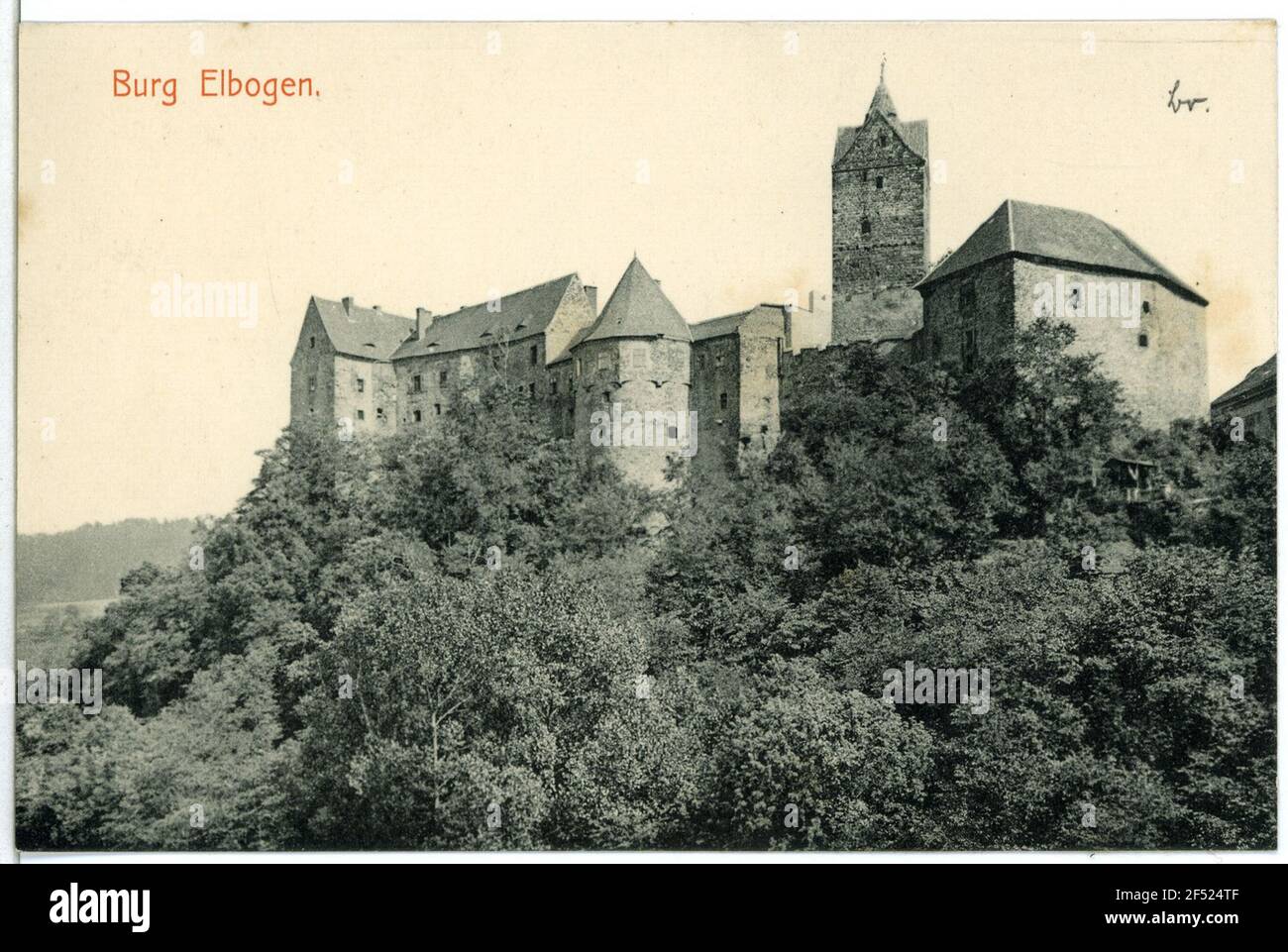 Burg Elbogen. Burg Stock Photo - Alamy