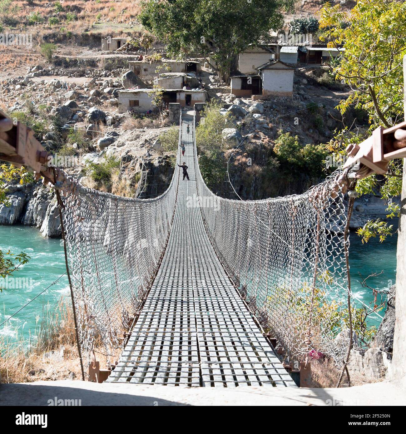 Wire rope suspension bridge hi-res stock photography and images - Alamy