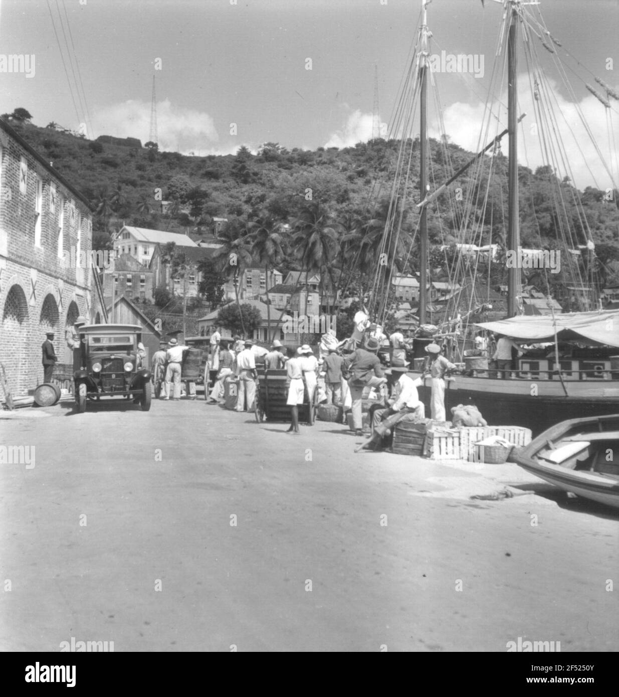 Travel photos Grenada. St. George's. port Stock Photo - Alamy