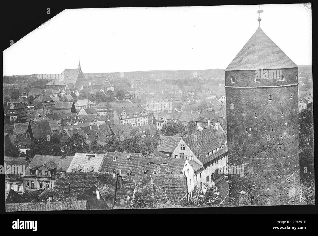 View medieval town old Black and White Stock Photos & Images - Alamy
