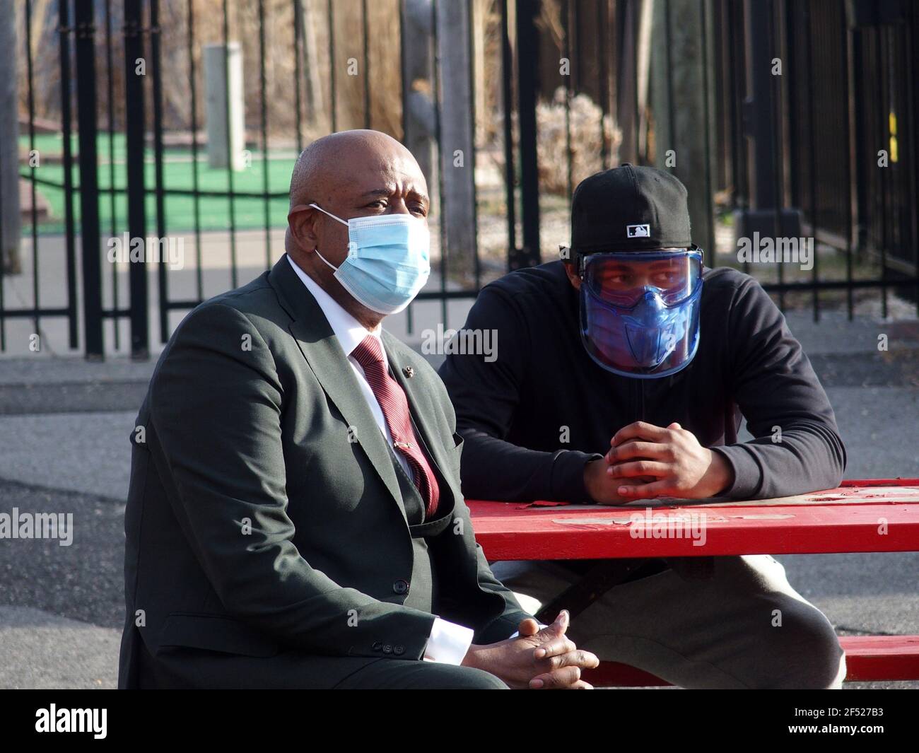 March 23, 2021, New York, New York, USA: New York- Filming in Coney ...