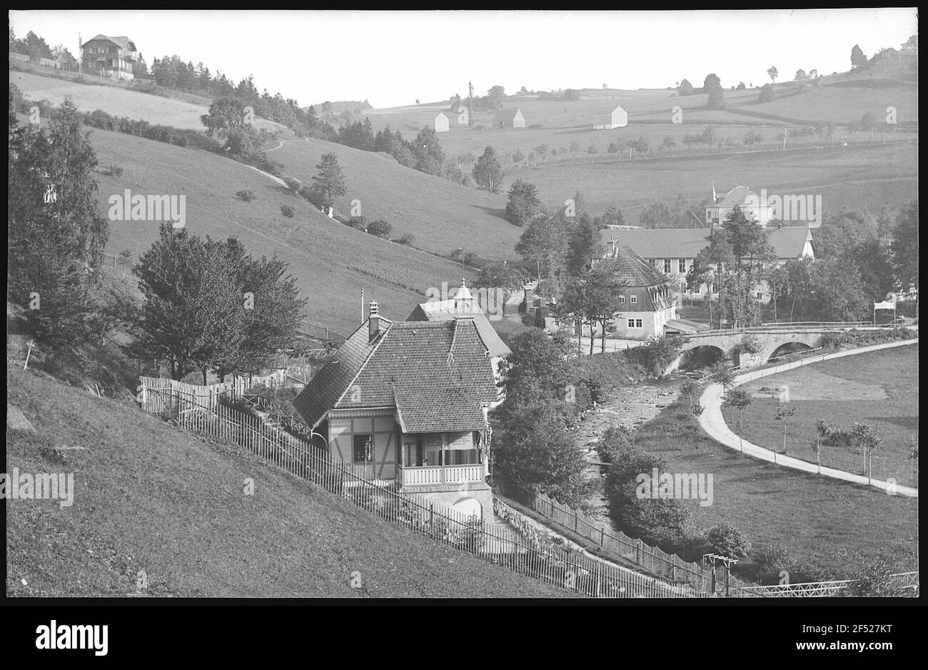 Lauenstein. View of Lauenstein Stock Photo - Alamy