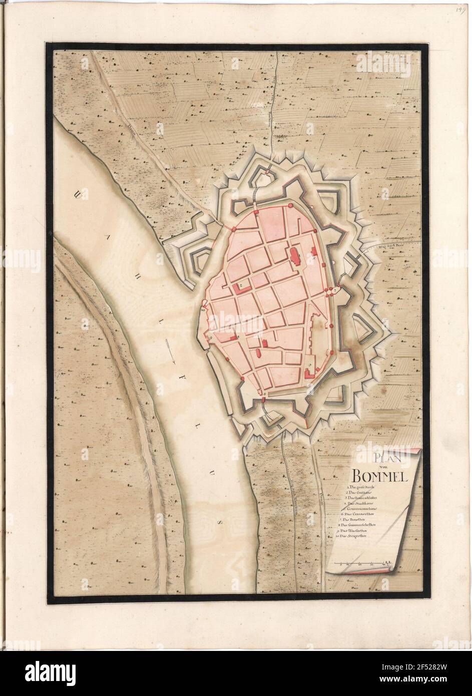 Plan of Bommel Stock Photo - Alamy